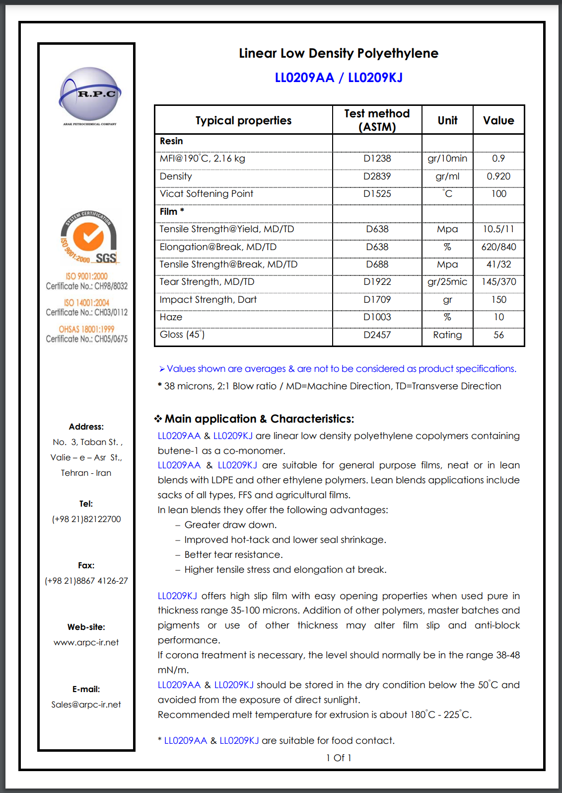 LL-0209AA&KJ - Petronourmehr
